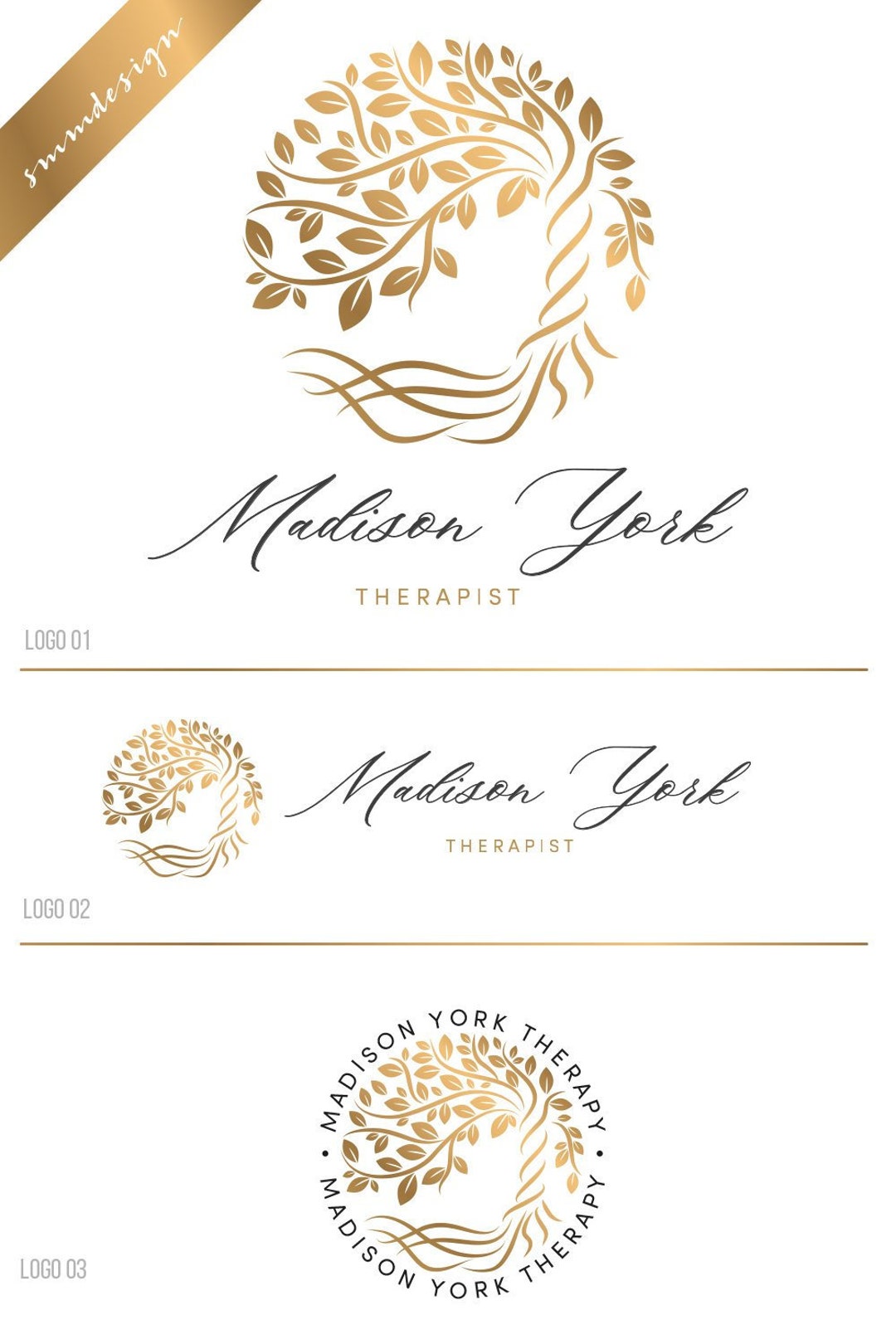 Tree Logo, Life Coach Logo, Therapist Logo, Photography Logo and ...