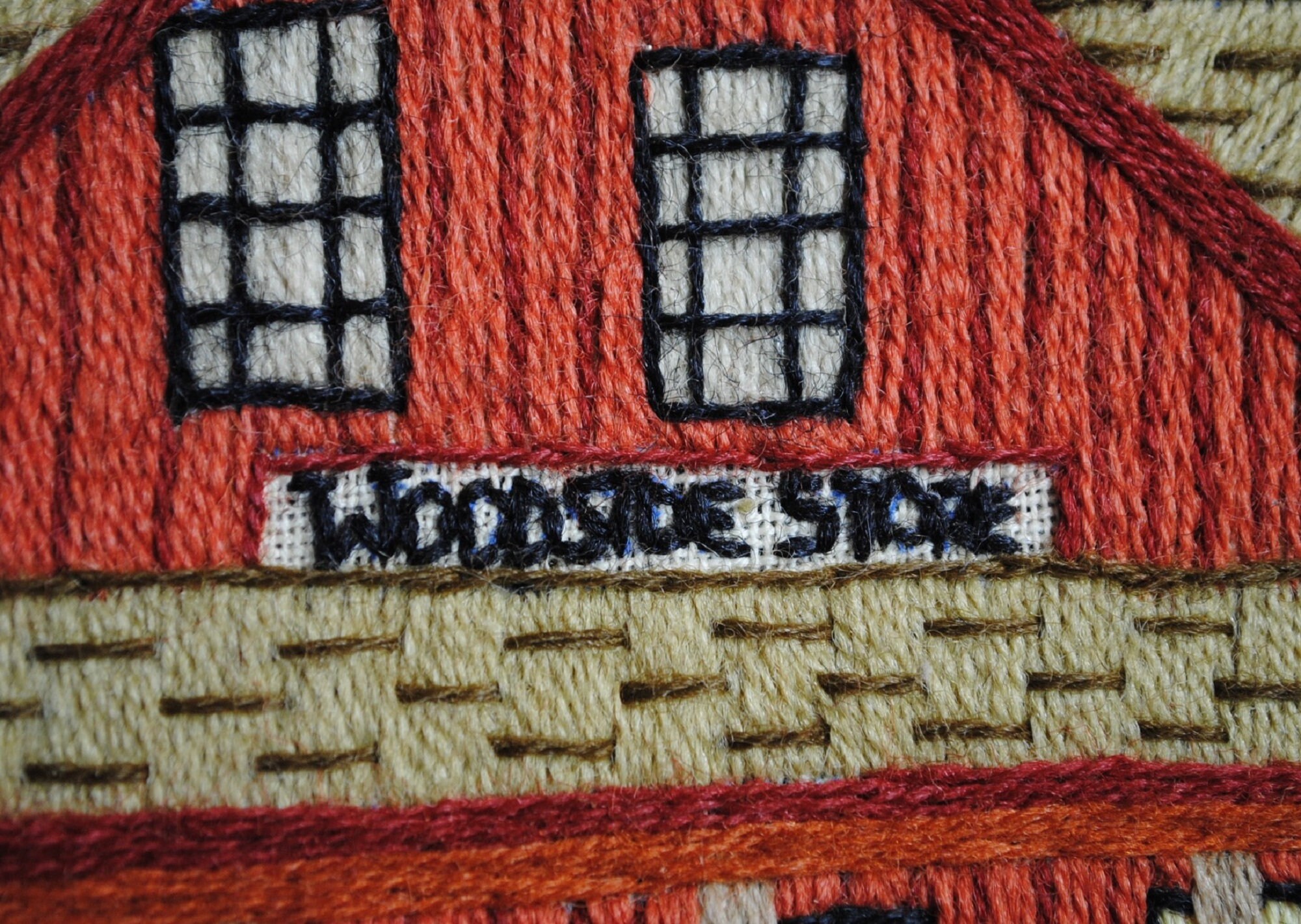 Vintage Crewel of Woodside Store Beautifully Done Excellent Condition ...