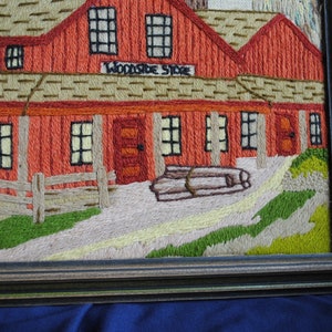 Vintage Crewel of Woodside Store Beautifully Done Excellent Condition ...