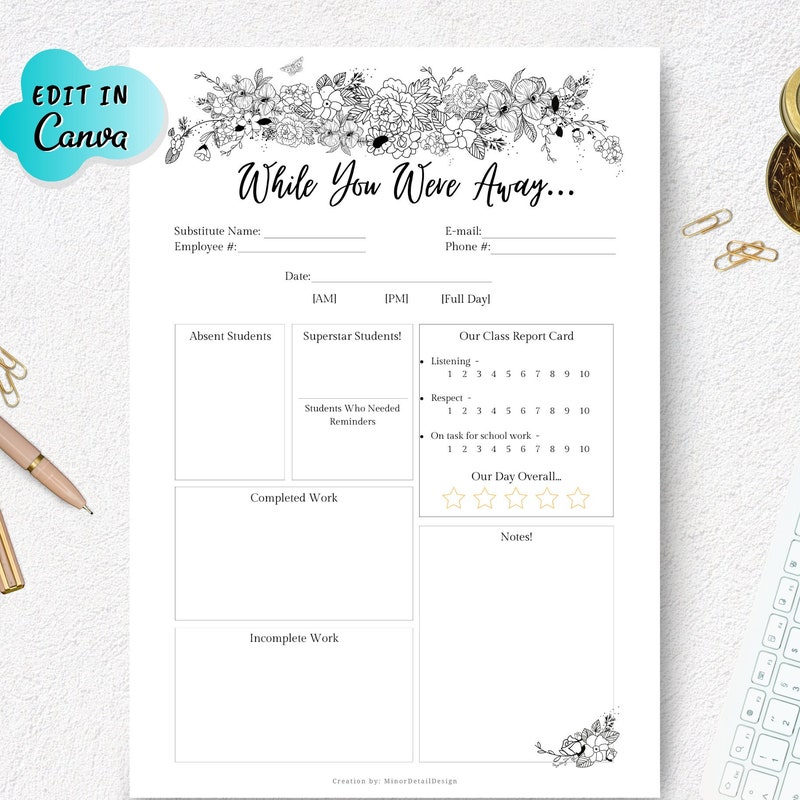 While You Were Out Printable - Etsy