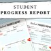 Student Progress Report, Student Assessment Forms, Editable Progress ...