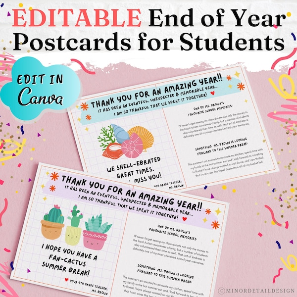End of Year Letter to Students Preschool - Etsy