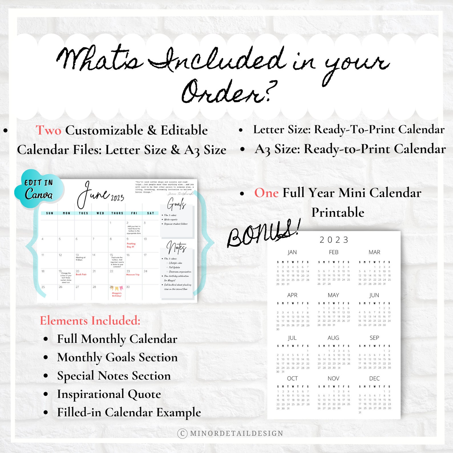 June Calendar Printable June Calendar 2023 June Calendar - Etsy