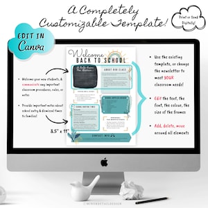 Back to School Letter, EDITABLE School Newsletter, Welcome Back to ...