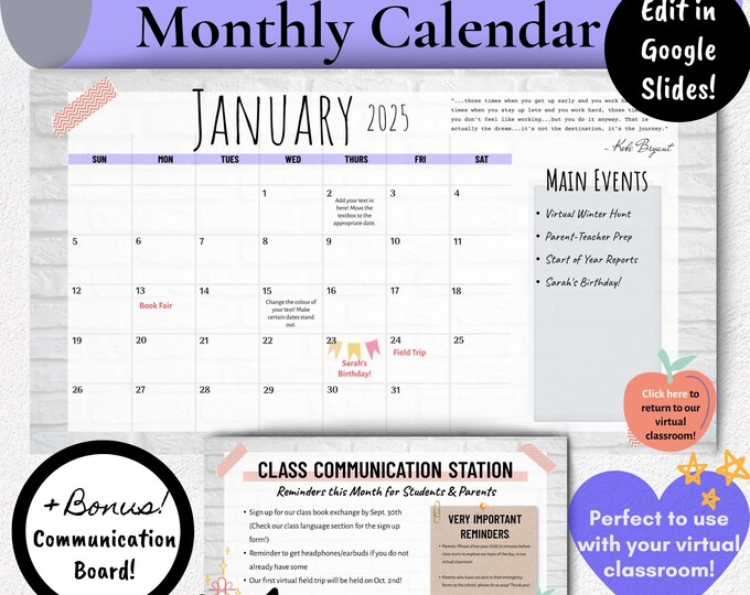 Meet the Teacher Google Slide, Virtual Meet the Teacher Template ...