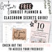 EDITABLE Home School Schedule, Week at A Glance Planner, Week at A ...