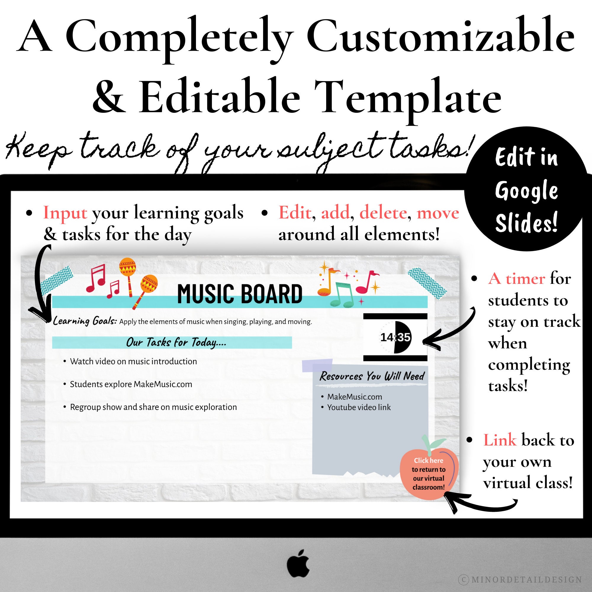 Bitmoji Classroom Slides, Virtual Classroom Slides, Science Virtual ...