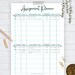 EDITABLE Assignment Tracker Printable, Homeschool Assignment Tracker, Student Goal Tracker ...