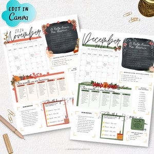 Editable School Newsletter, Monthly Classroom Newsletter, 12 Month ...