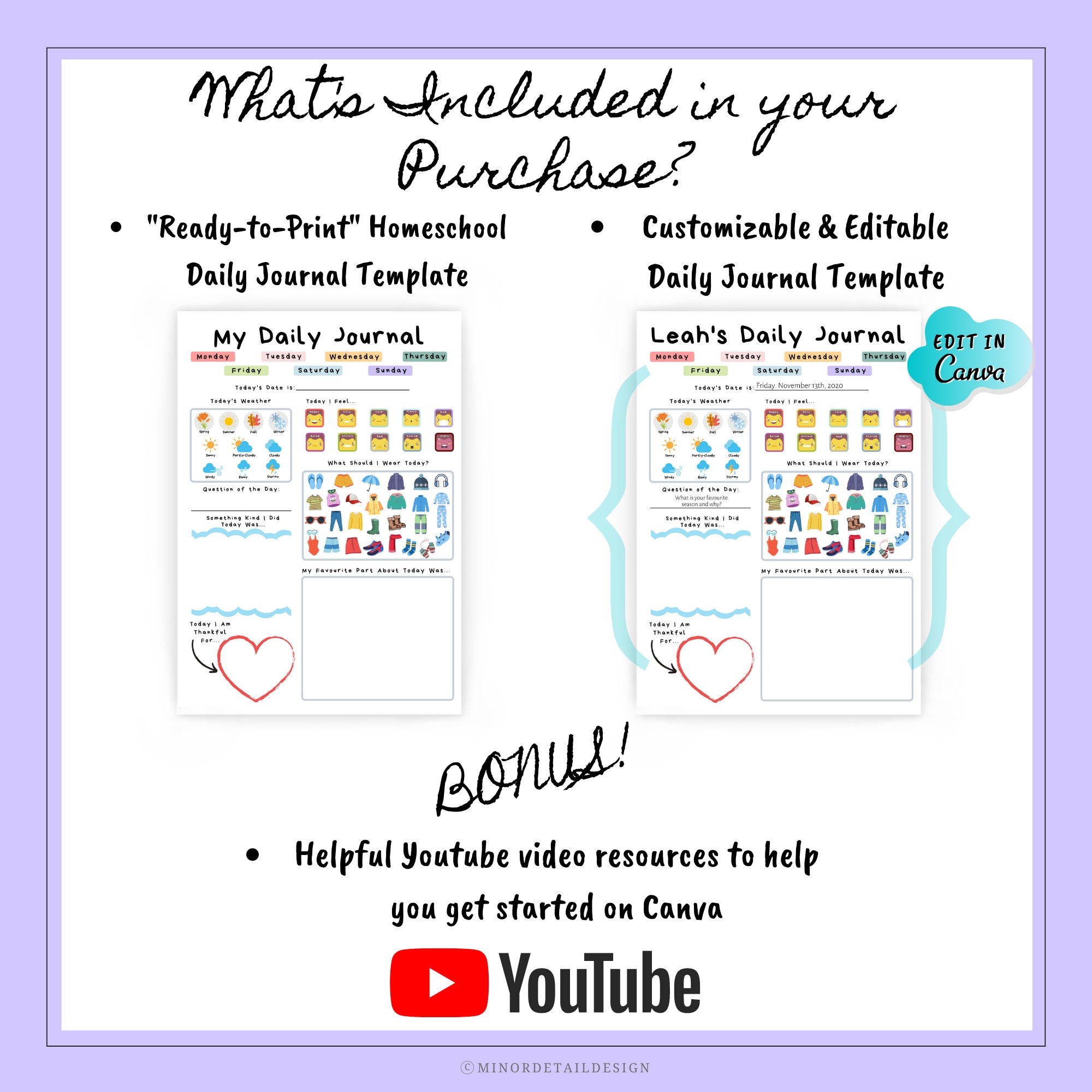 Homeschool Daily Schedule, Editable Kids Daily Schedule, Morning ...