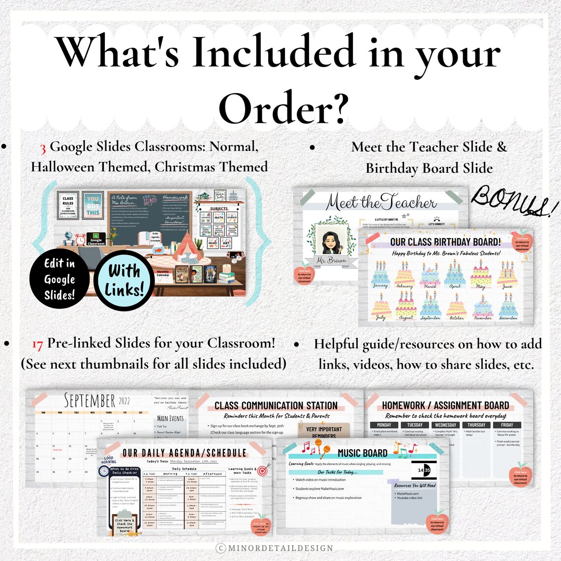 Virtual Classroom Template Digital Classroom Backdrop Google - Etsy Canada