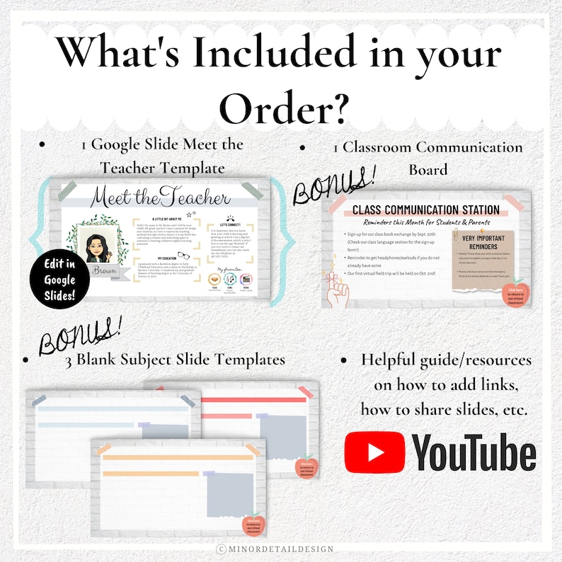 Meet the Teacher Google Slide, Virtual Meet the Teacher Template ...