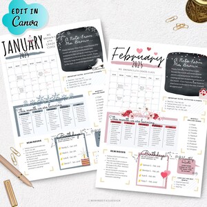 EDITABLE School Newsletter, Monthly Classroom Newsletter, 12 Month ...