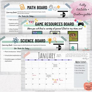 Virtual Classroom Template, Digital Classroom Backdrop, Google Slides ...