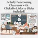 Virtual Classroom Template, Digital Classroom Backdrop, Google Slides ...