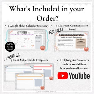 GOOGLE SLIDES CALENDAR, Virtual Calendar Classroom, Digital Classroom ...