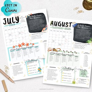 EDITABLE School Newsletter, Monthly Classroom Newsletter, 12 Month ...