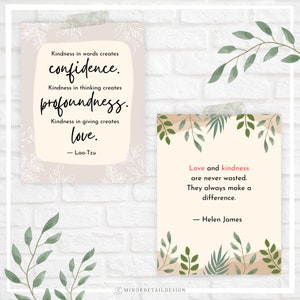 Boho Classroom Posters, Kindness Posters for Classroom, Classroom ...