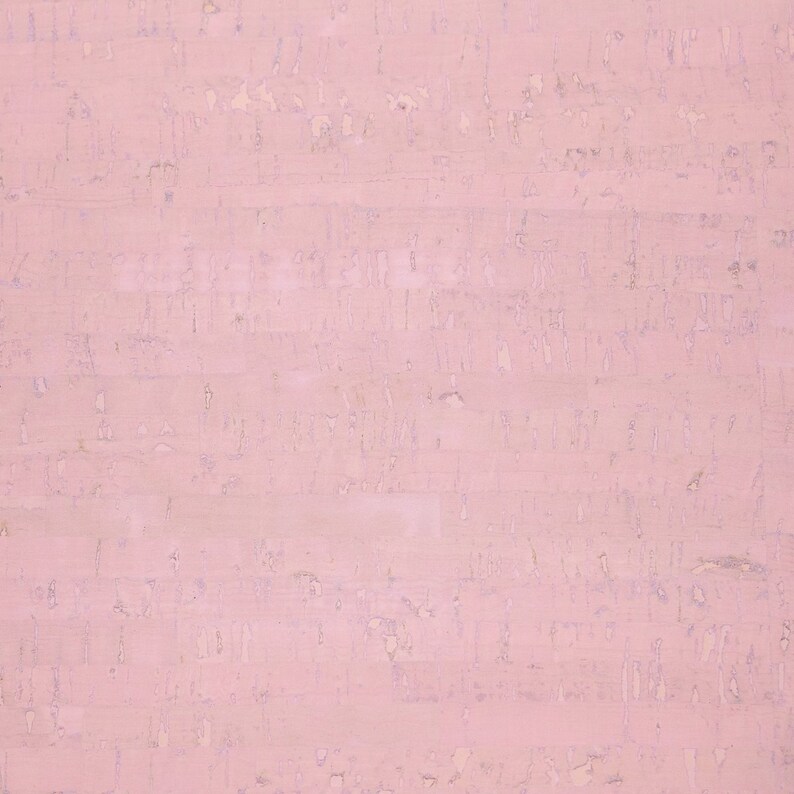 Pink Color Cord Rustic Cork Fabric Portuguese Eco Cork Textile | Etsy