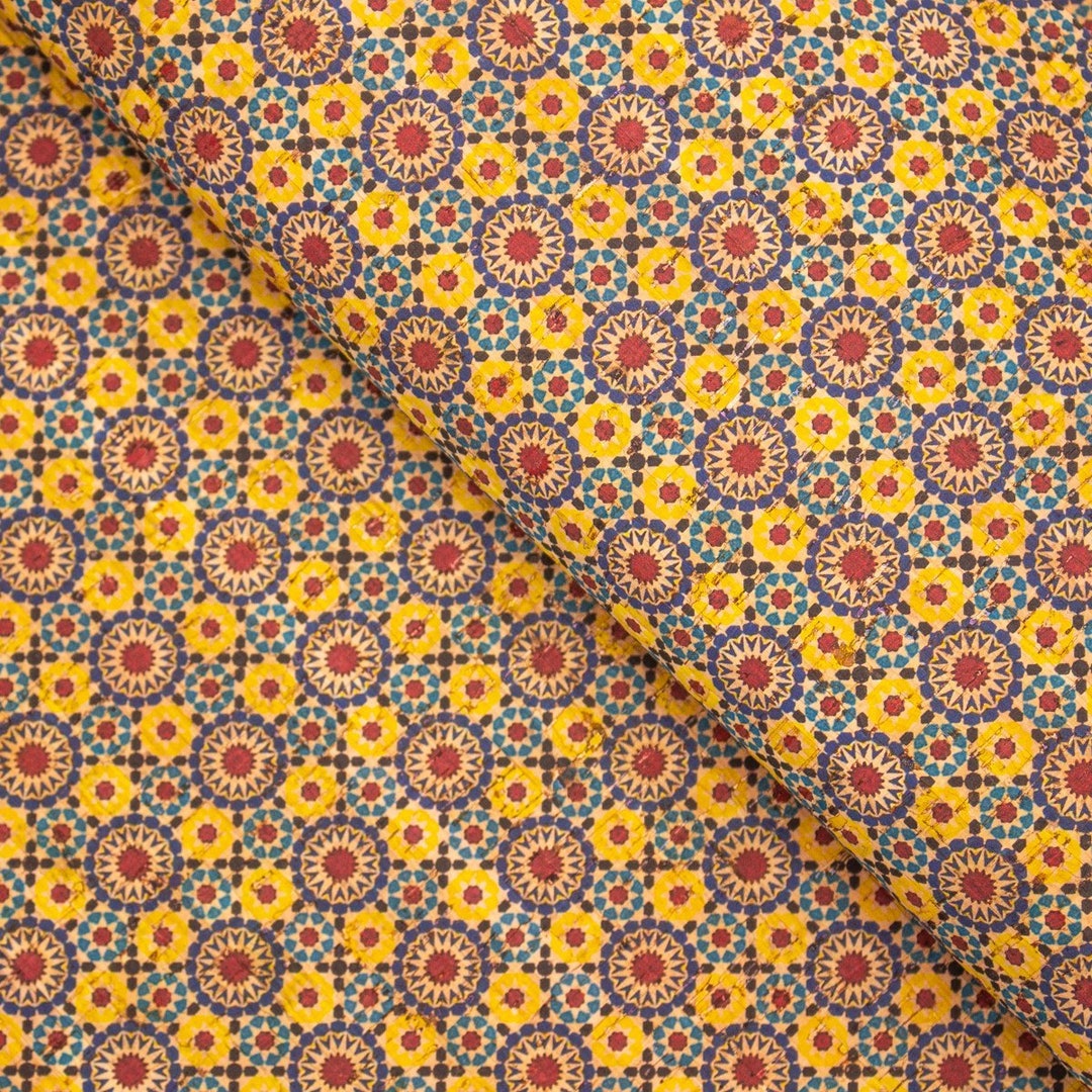 Portuguese Cork Fabric Ceramic Tile Mosaic Pattern COF-288 - Etsy