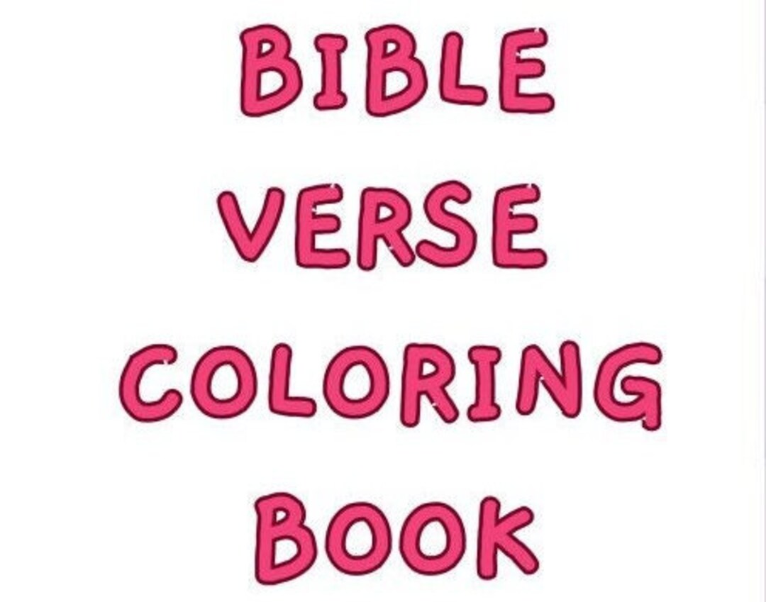 ABC Bible Verse Coloring Book Journey A-Z - Etsy