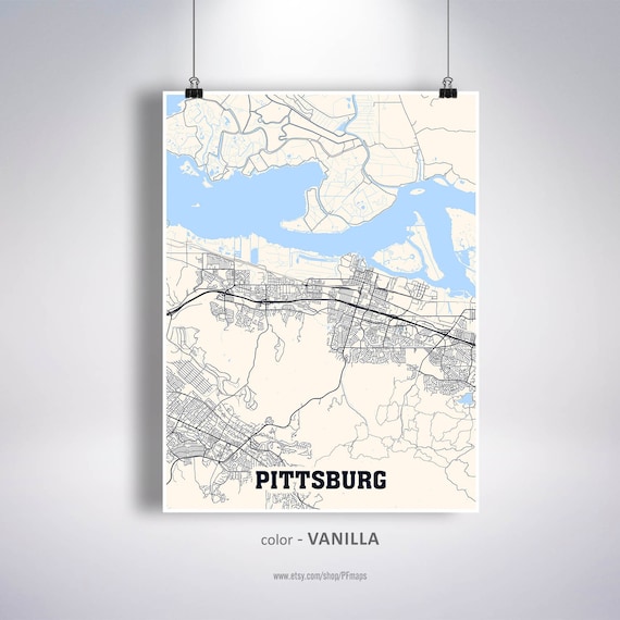 Map Of Pittsburg California