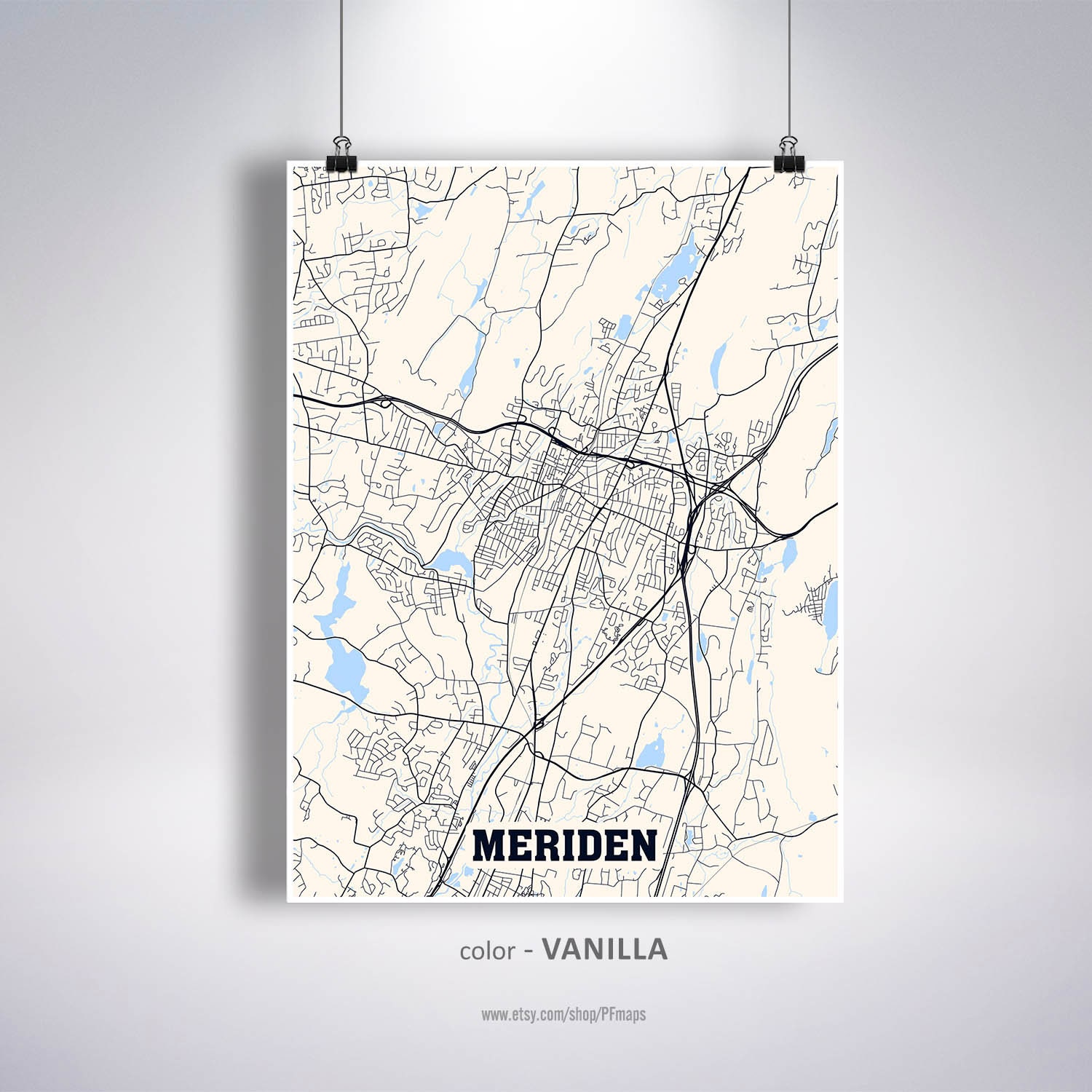 Meriden Connecticut Map