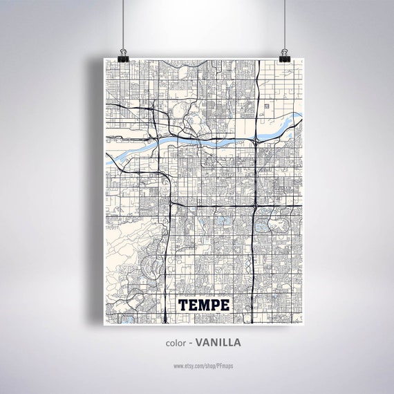 Arizona Map Tempe