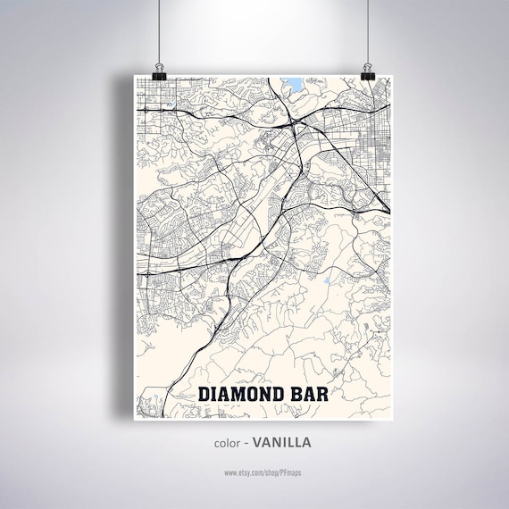 Wall Hangings Home & Living Diamond Bar CA Wall Art Diamond Bar Map ...