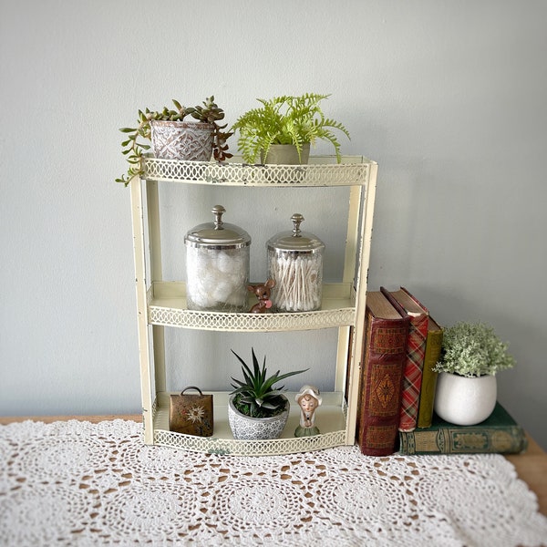 Vintage Metal Shelf - Etsy