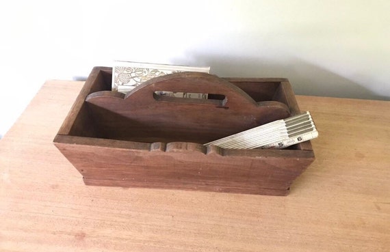 Rustic Wood Tote Wooden Tote With Horseshoe Handles - Etsy