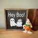 Hey Boo Sign Halloween Sign Love Ghost Sign Hey Boo Wooden - Etsy