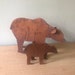 Rusty Bear Bear Decor Medium Rusty Metal Bear Bear Lover - Etsy