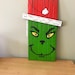 Grinch Yard Art, Halloween Yard Art, Reversible Fall Winter Decor, Fall ...