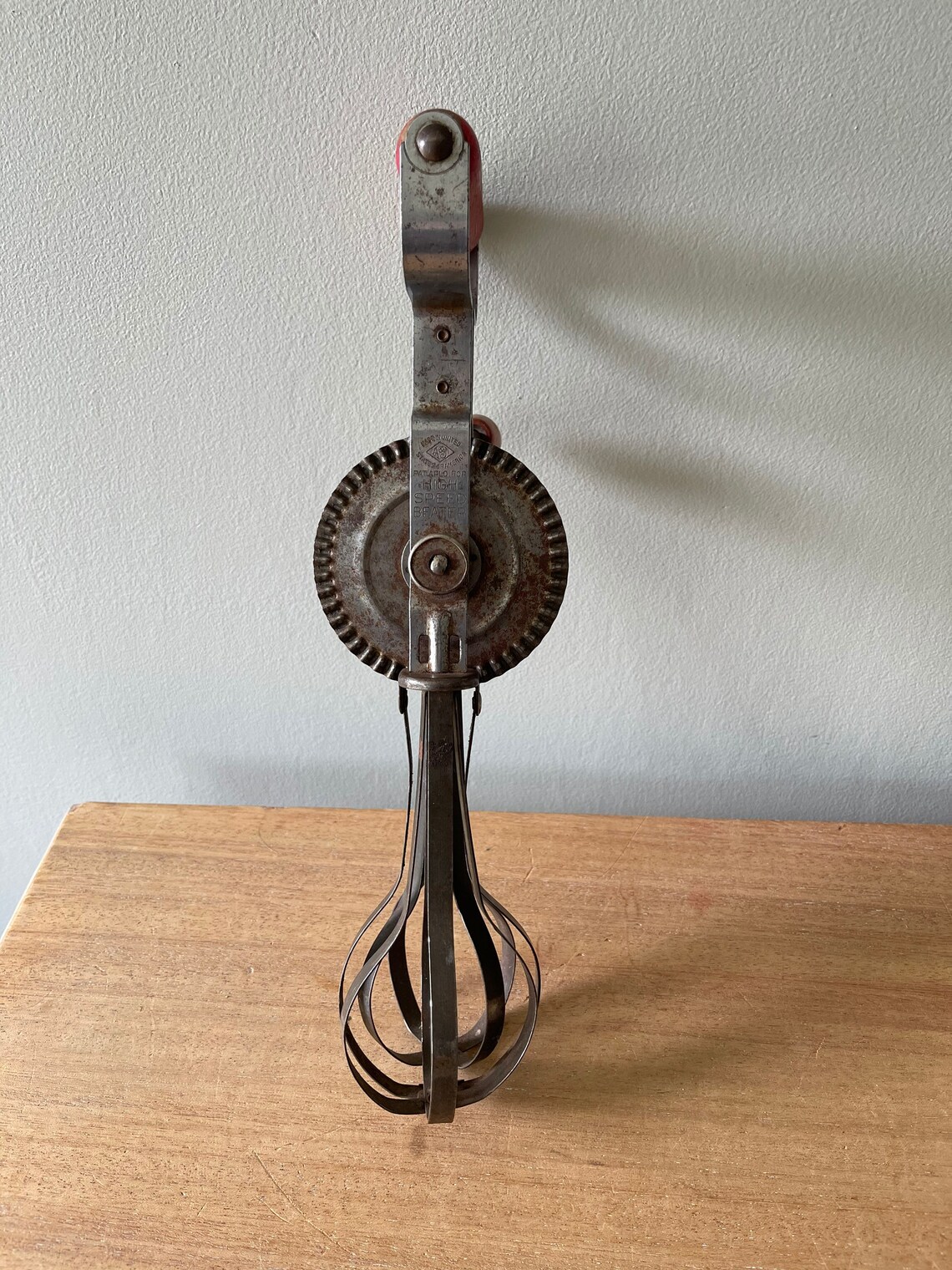 Vintage Hand Mixer Red Handled Mixer Vintage Mixer Metal | Etsy