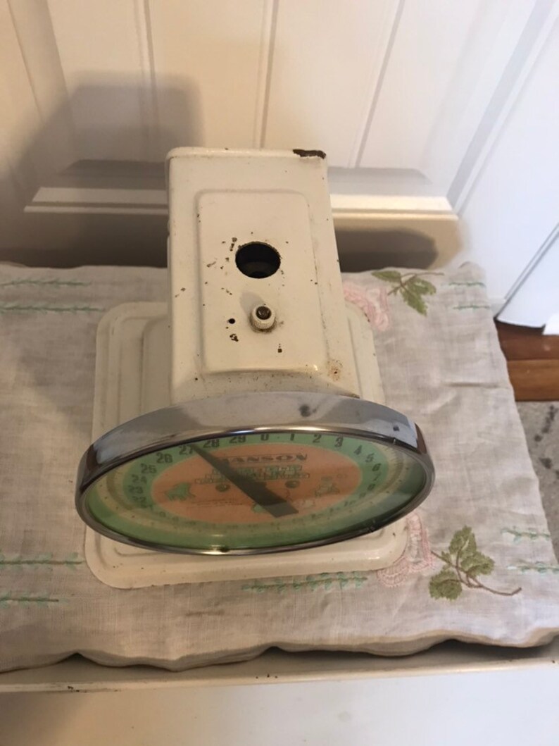 Vintage baby scale Hanson baby scale photographer prop mint | Etsy