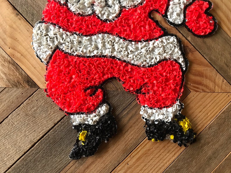 Vintage Santa Popcorn, Vintage Door Decorations, Popcorn Santa, Melted ...