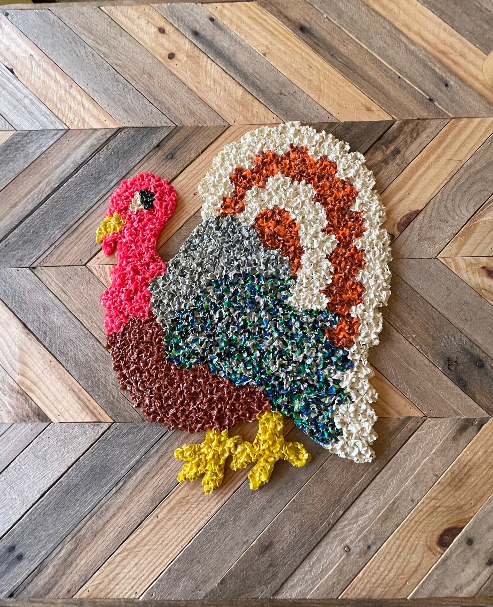 Big Vintage Popcorn Turkey Large Turkey Popcorn Turkey - Etsy