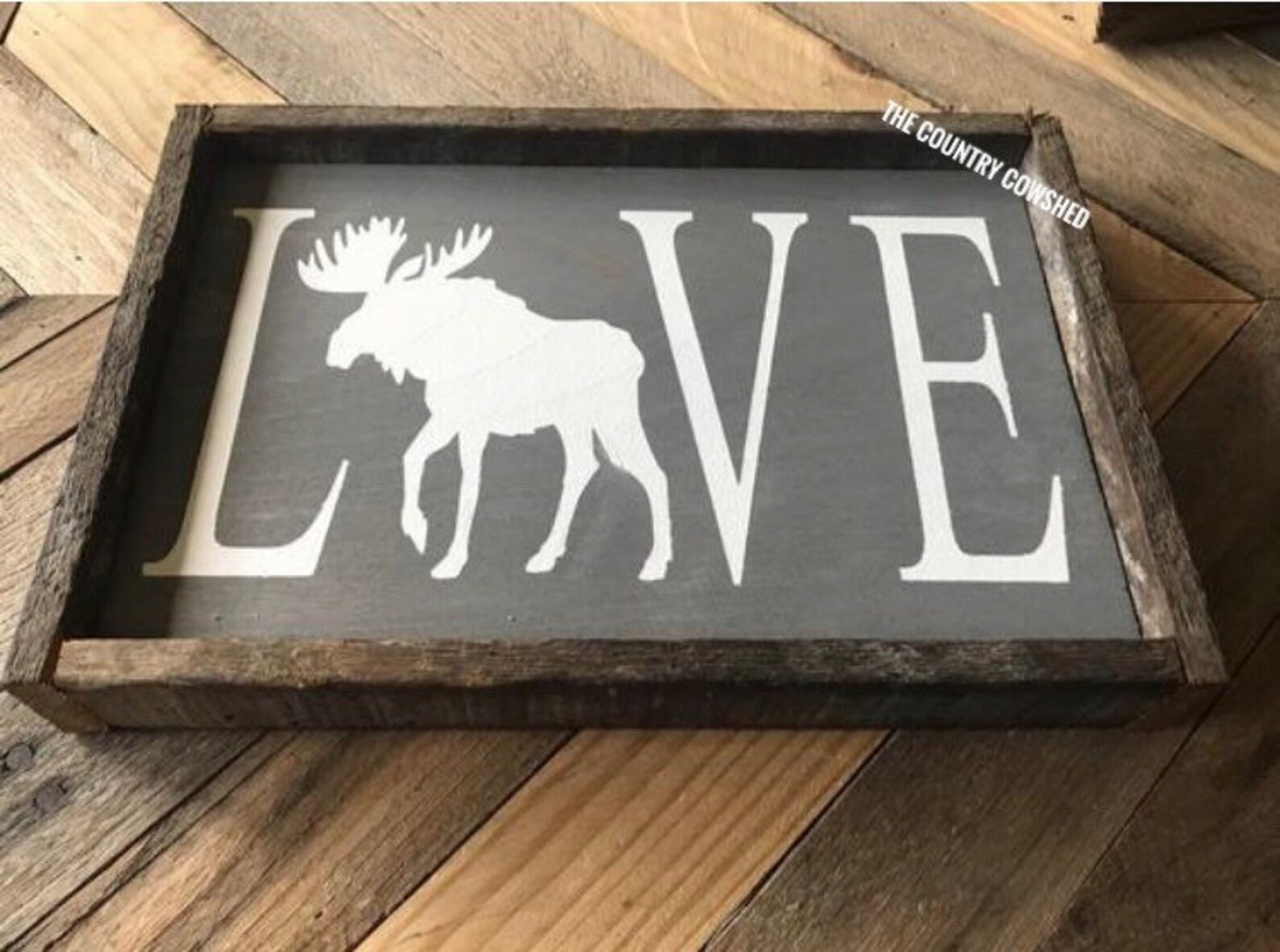 Love Moose Sign Wooden Moose Sign Moose Racing Farmhouse | Etsy