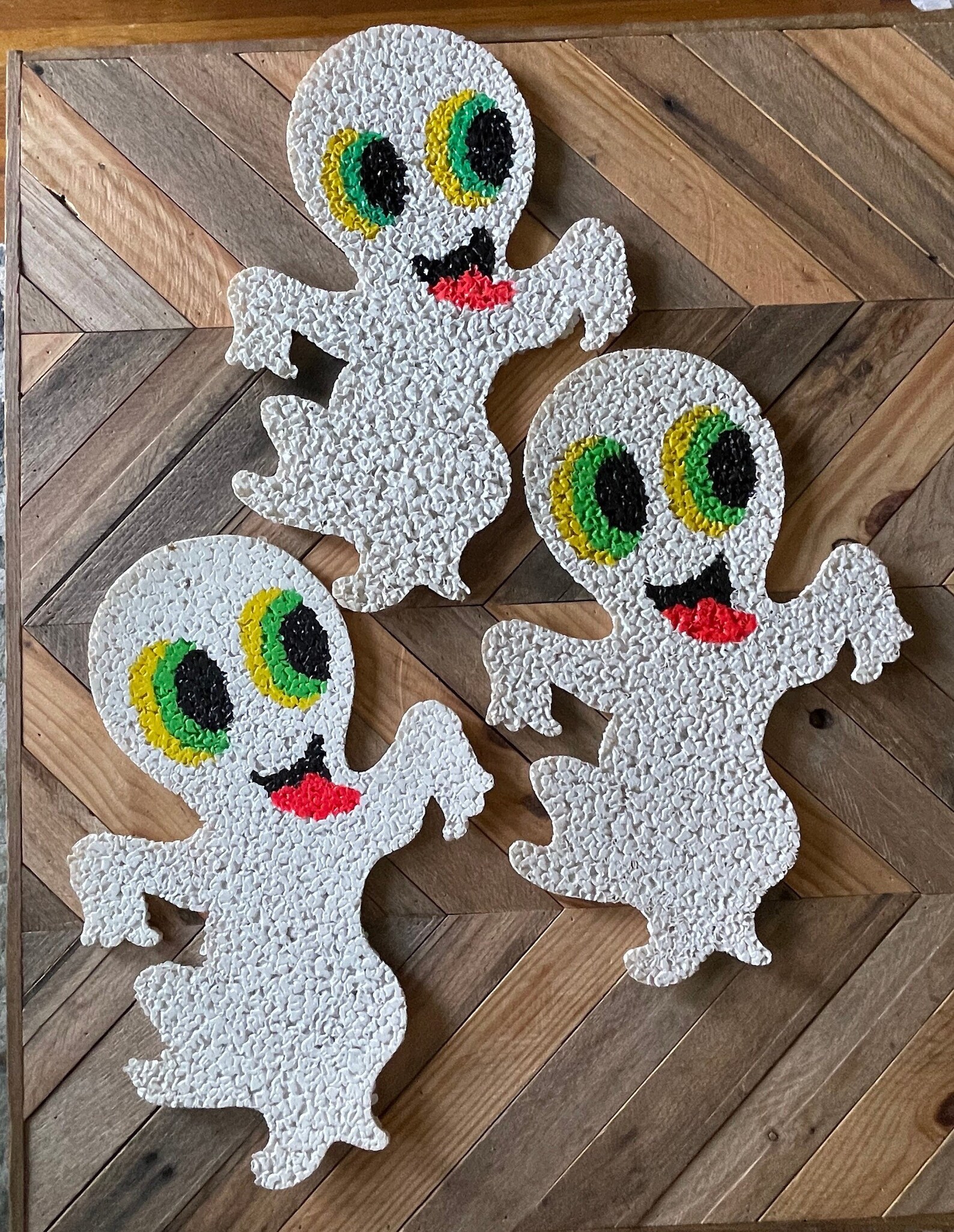 Vintage Melted Plastic Popcorn Wall Vintage Door Decorations - Etsy