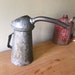 Vintage Oil Can, Oil Can With Flexible Nozzle, Galvanized Oil Can With ...