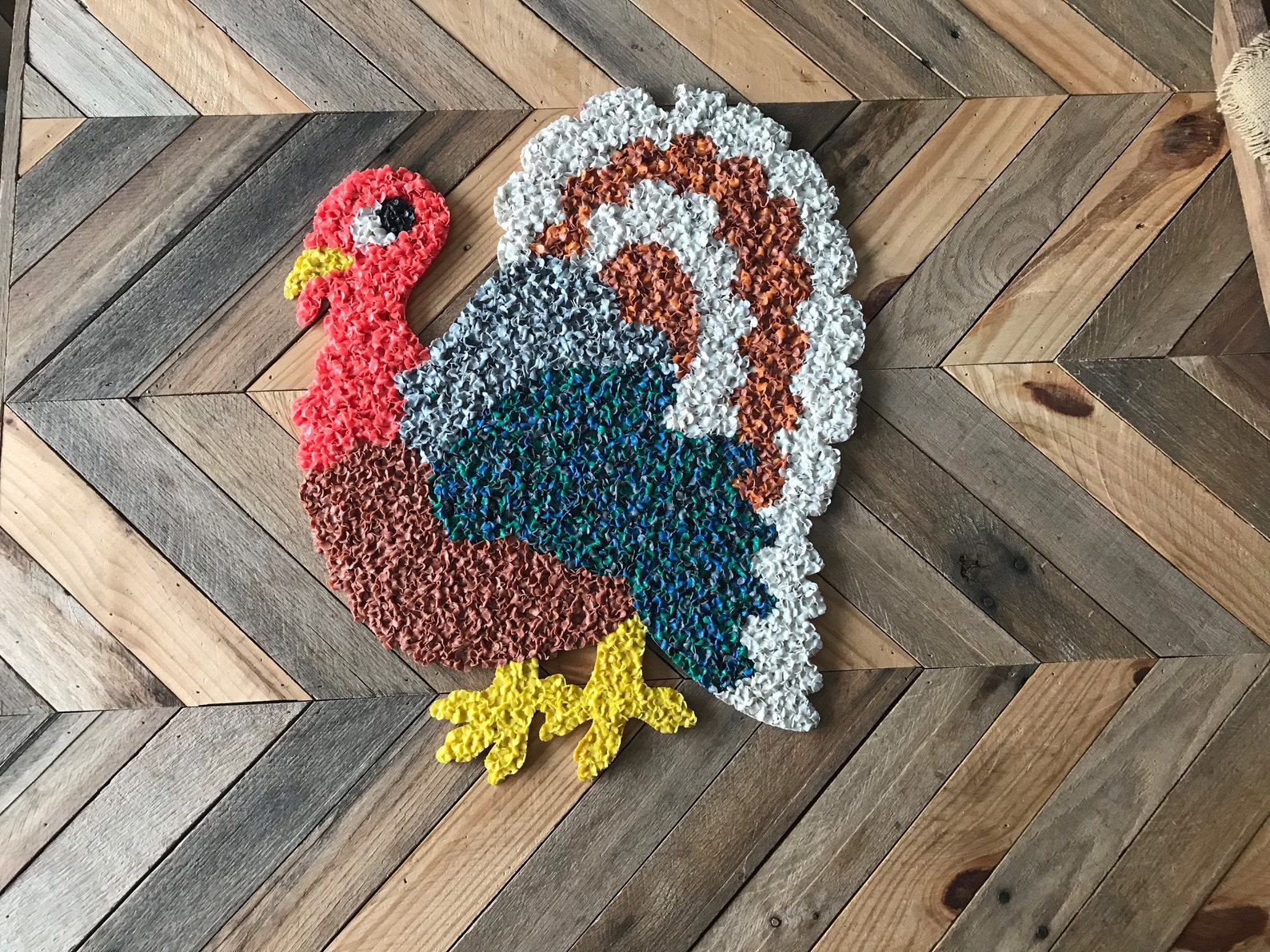 Vintage Popcorn Turkey Large Turkey Popcorn Turkey Vintage | Etsy