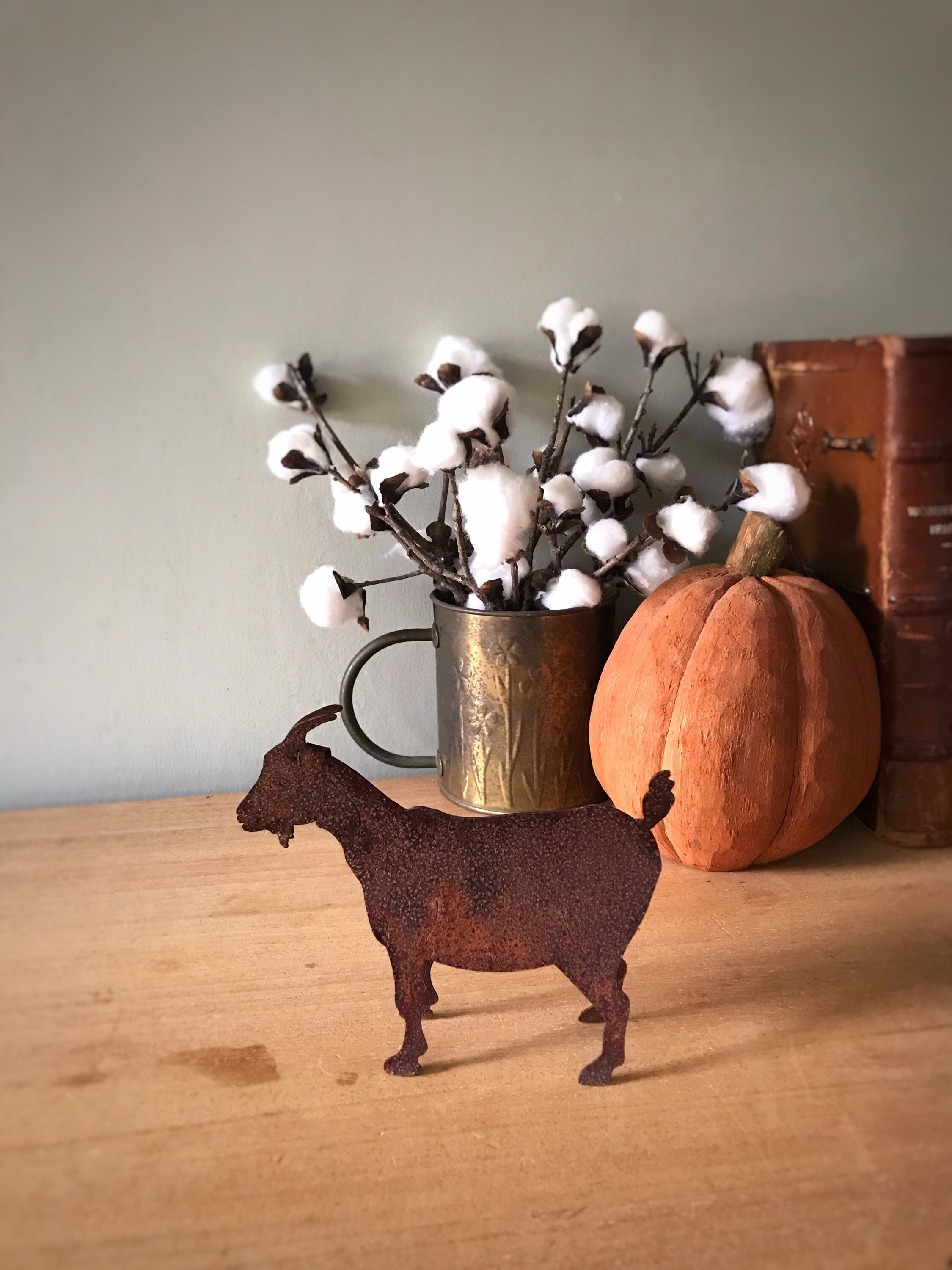 Rusty Goat Goat Decor Medium Rusty Metal Goat Rusty Metal | Etsy