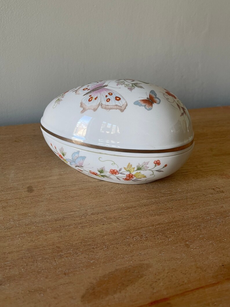 Vintage Avon Egg Shaped Trinket Avon Fine Porcelain - Etsy