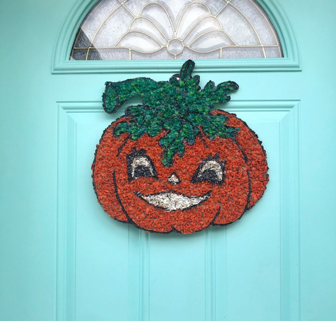Vintage Melted Plastic Popcorn Wall Decor, Vintage Door Decorations ...
