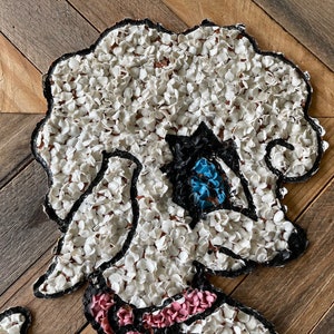 Lamb Popcorn Decoration, Popcorn Lamb, Vintage Door Decorations, Melted ...