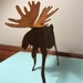 Rusty Moose, Moose Decor, Small Rusty Metal Moose, Moose Lover Gift ...