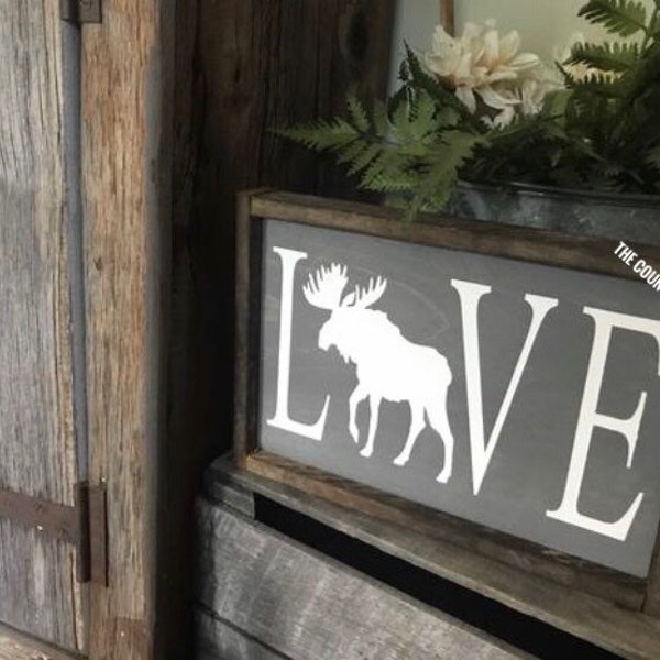 Moose Sign - Etsy