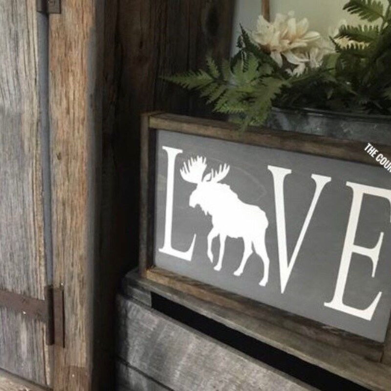 Moose Sign - Etsy