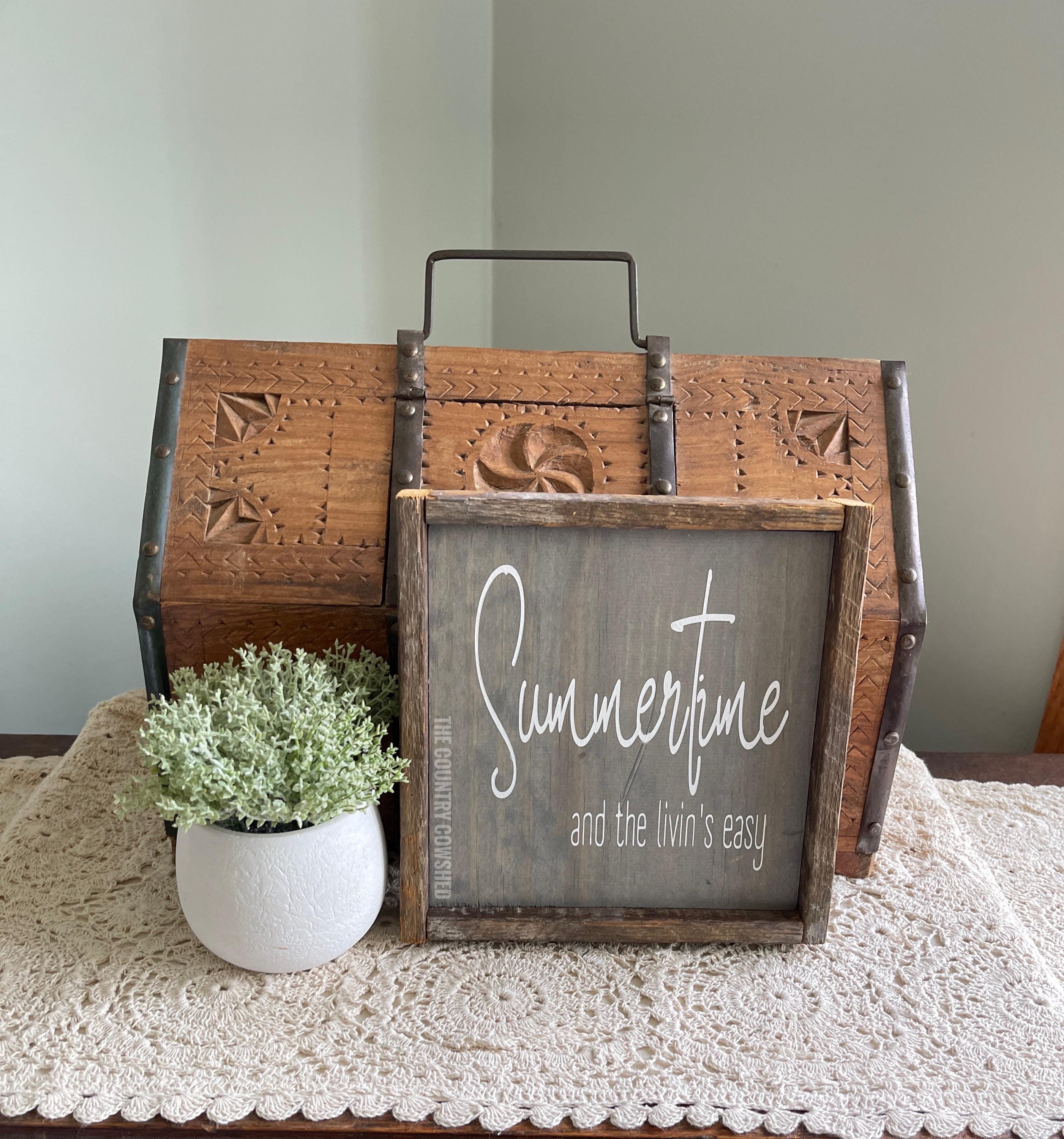 Summertime and the Livins Easysign, Sublime Sign, Beach House Sign ...